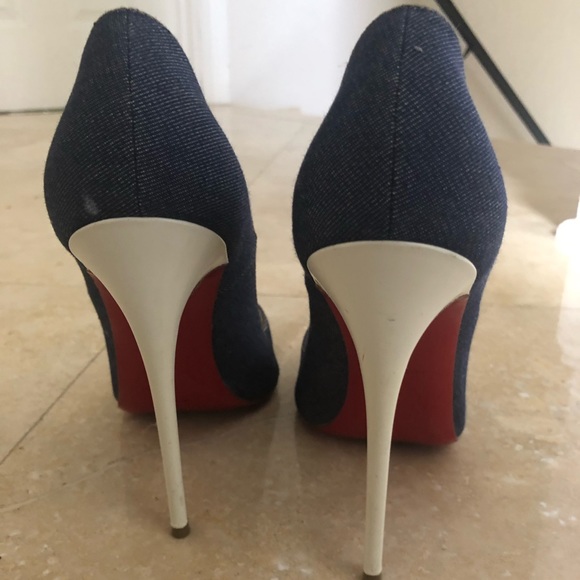 Christian Louboutin | Shoes | Authentic So Kate Denim Christian ...